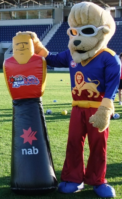 TIL that the club mascots have names and most of them are terrible : r/AFL